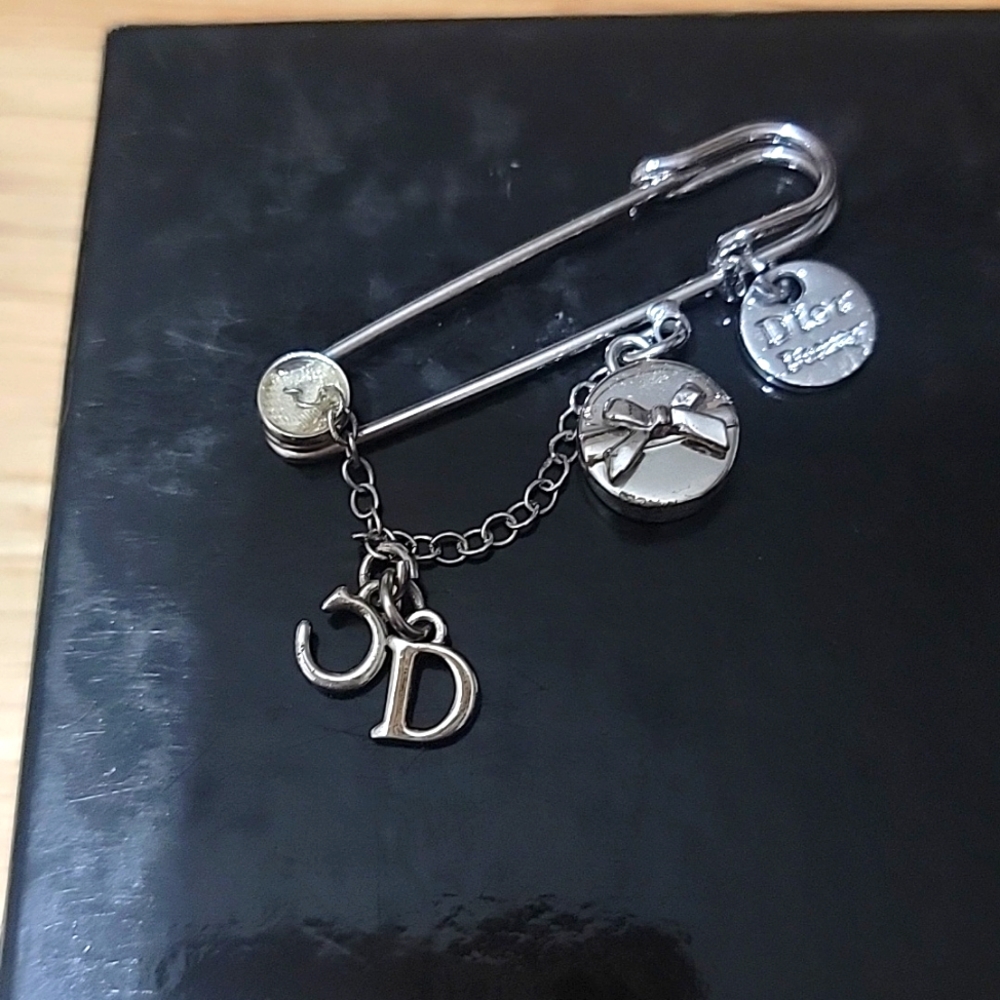 Christian Dior Vintage Safety Pin - Gem